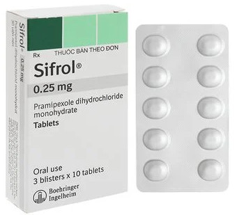 Sifrol 0.25mg (H 3 vỉ x 10 viên)