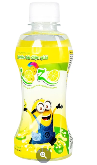 Nước bù điện giải ZoZo vị chanh (Chai 250ml)